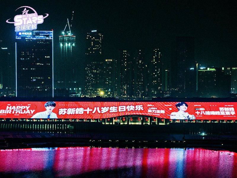 Chengdu’s “Giant Roof Screen” (the world’s longest digital roof-top ...